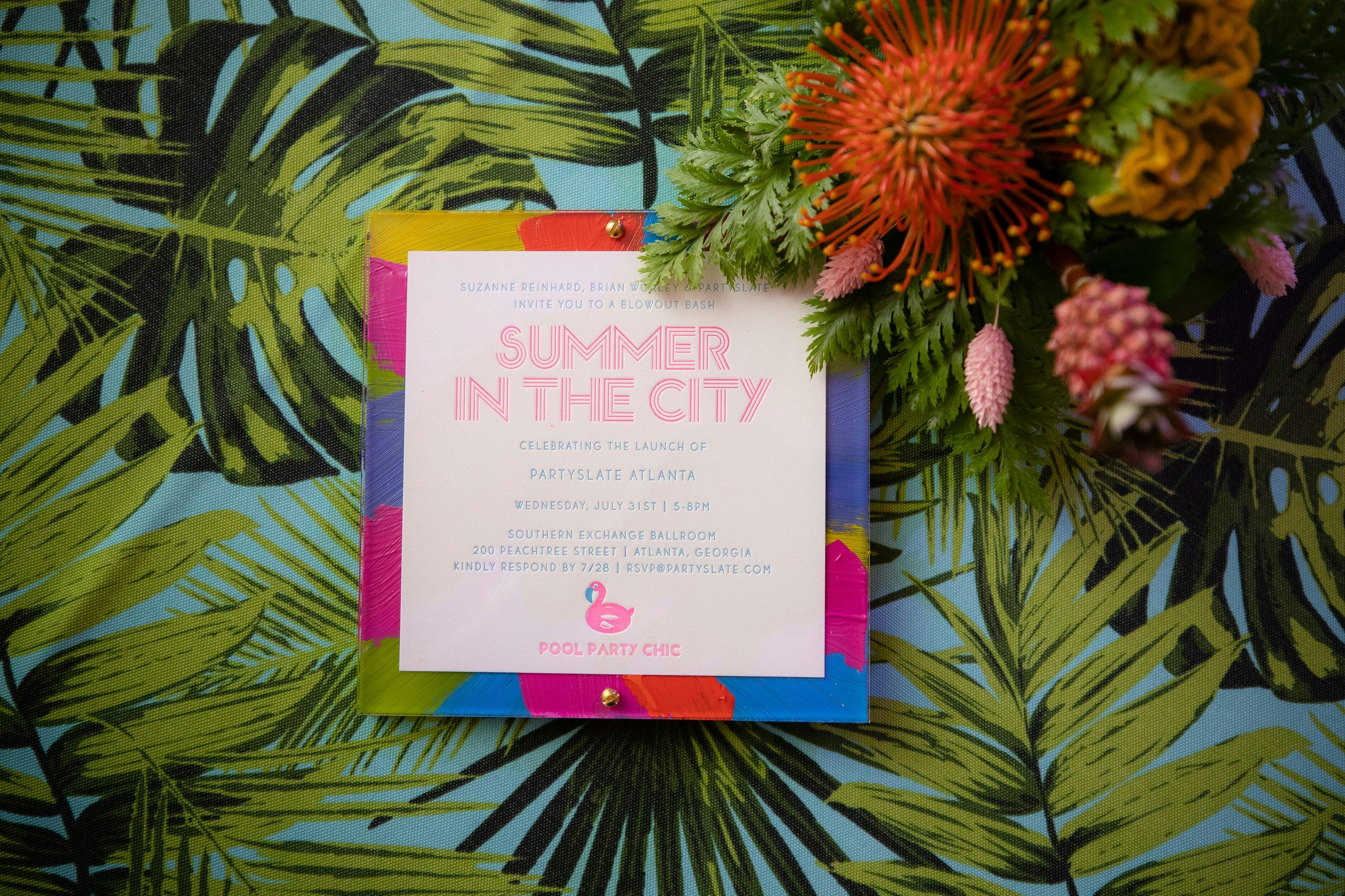 PartySlate Pool-Themed Atlanta Launch Party Attracted the City’s ...