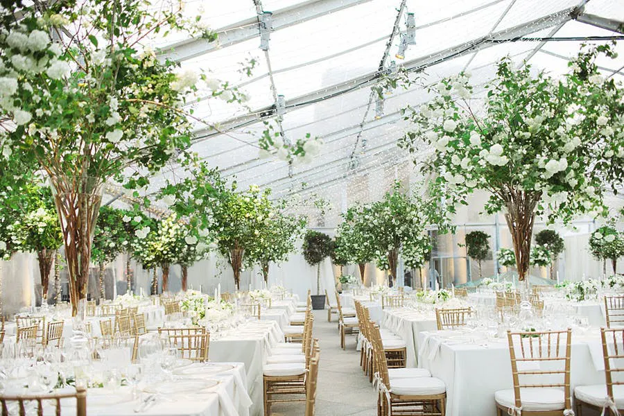 8 Greenery Wedding Centerpiece Ideas [Photos] - PartySlate
