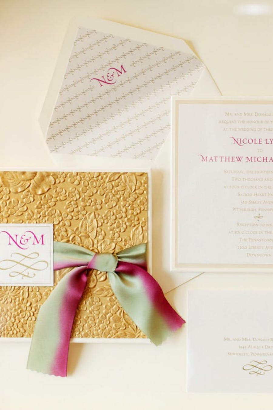 12 Unique Wedding Invitations and Design Ideas [Photos] - PartySlate