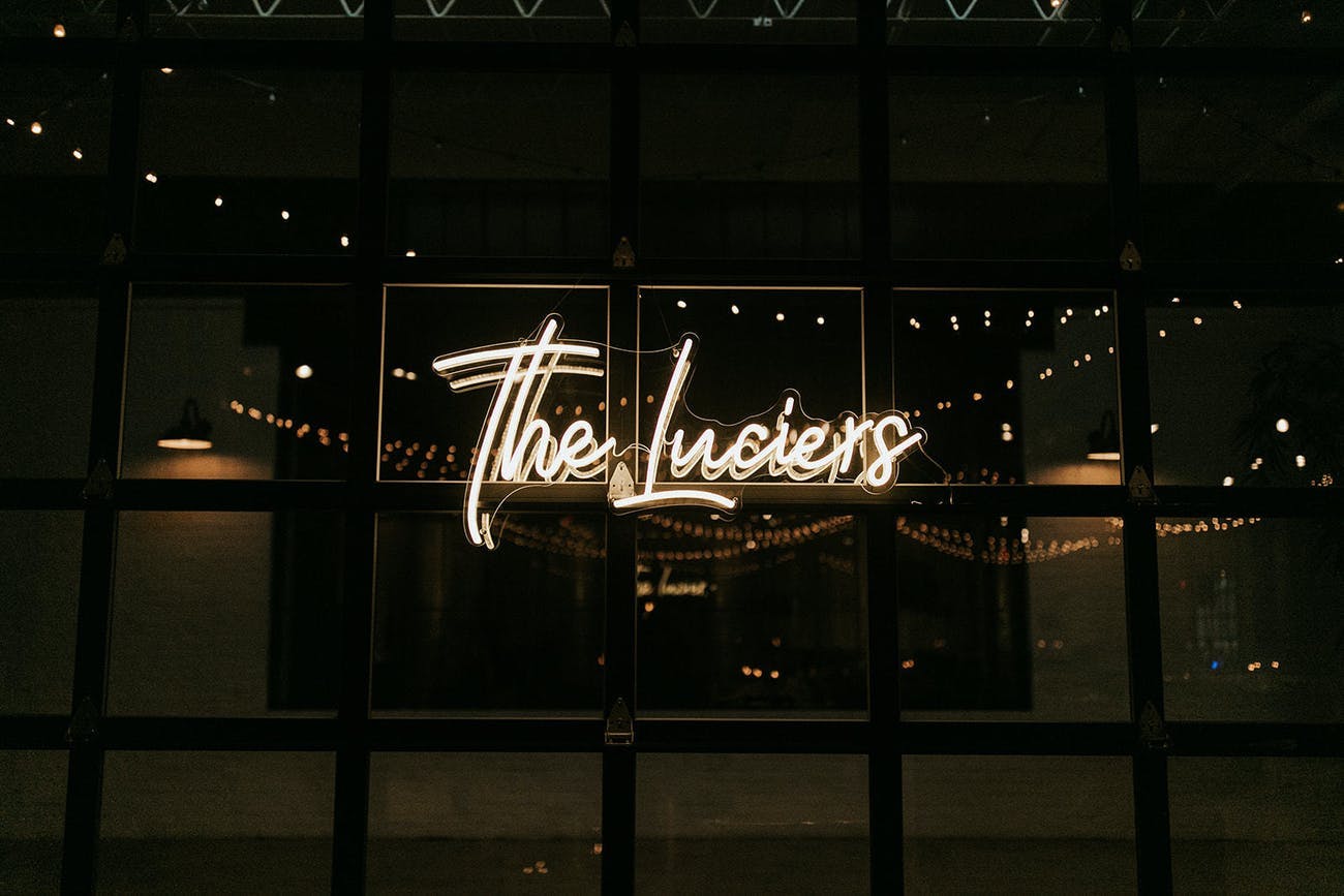 8 Neon Wedding Sign Ideas To Illuminate Your Love - PartySlate