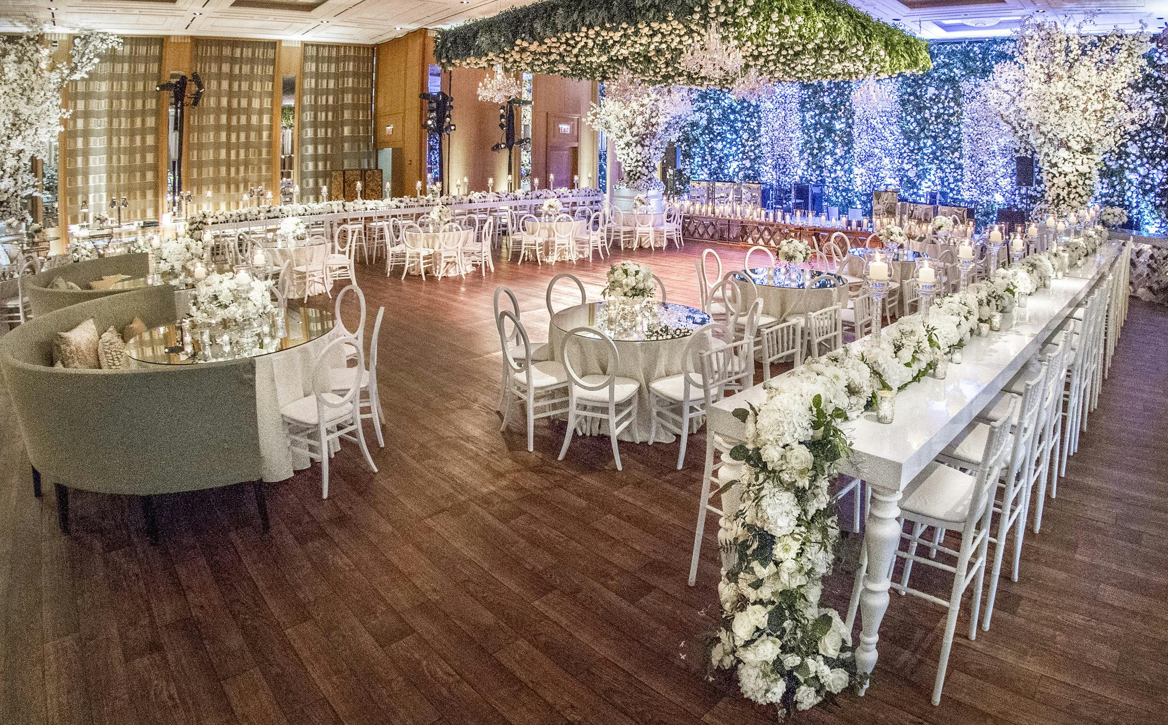 Trend Alert: Garland Table Centerpieces with Cascading Floral ...