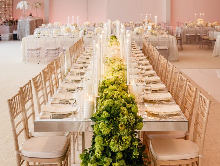 Trend Alert: Garland Table Centerpieces with Cascading Floral ...